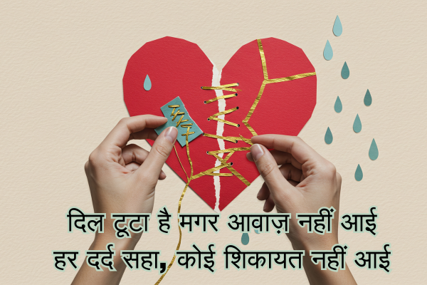 Broken Heart Shayari in Hindi |Heart Touching Sad